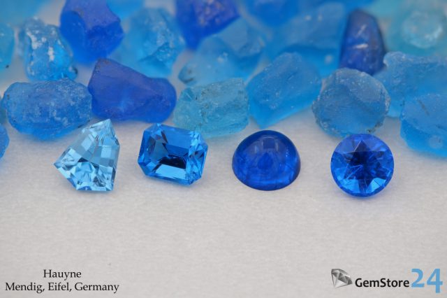 Hauyne - A very rare blue gemstone from Germany